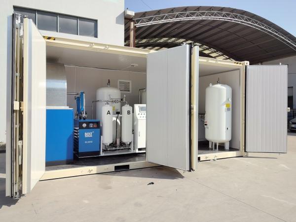 Quality Containerized Mobile Medical PSA Oxygen Generator LMO for Rapid Deployment Field for sale