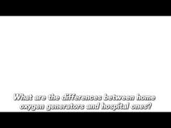 What are the differences between household oxygen generators and those used in hospitals?