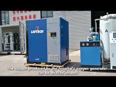 The  reason why oxygen from the hospital oxygen generator can be directly inhaled