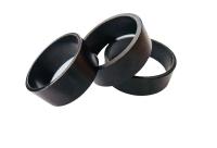 China Custom Neodymium Bonded NdFeB Ring Magnets Compression Molding N52 Grade 60C to 200C for sale