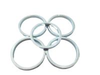 China Custom Neodymium Bonded NdFeB Ring Magnets Compression Molding N52 Grade 60C to 200C for sale