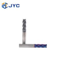 China 4 Flute Solid Carbide End Mill CNC Milling Cutter HRC 45-65 for Metal for sale