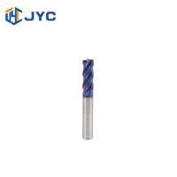 China 4 Flute Solid Carbide End Mill CNC Milling Cutter HRC 45-65 for Metal for sale