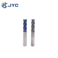 China 4 Flute Solid Carbide End Mill CNC Milling Cutter HRC 45-65 for Metal for sale