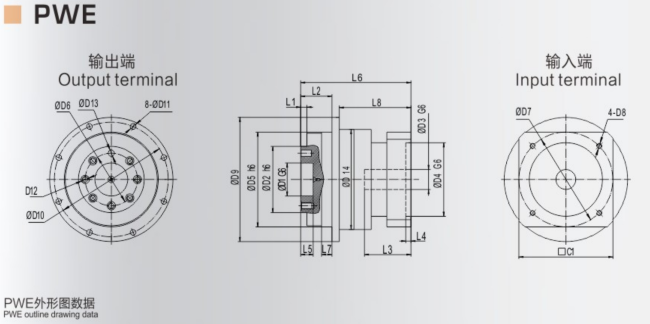 flange planetary gearbox