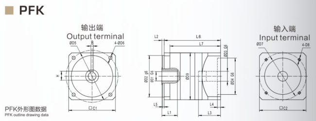 hollow shaft planetary gear reducer