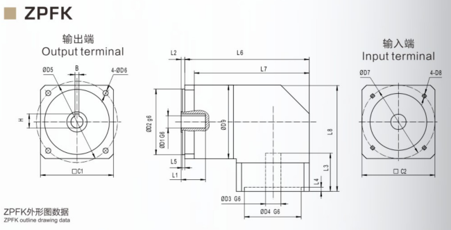 right  angle planetary gearbox