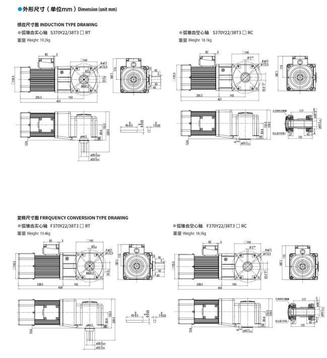 medium ac gear motor