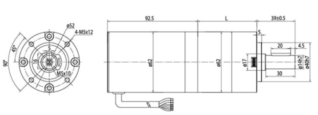  bldc motor with planetary gearbox