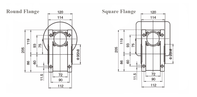nmrv075 worm speed reducer