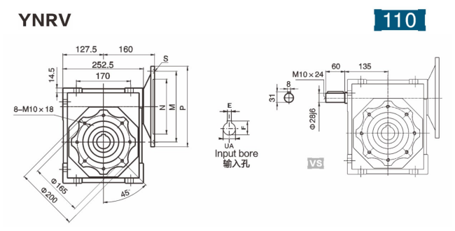 nmrv10 worm gearbox