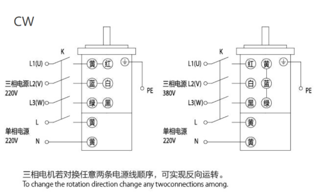 wiring diagram of gear motor