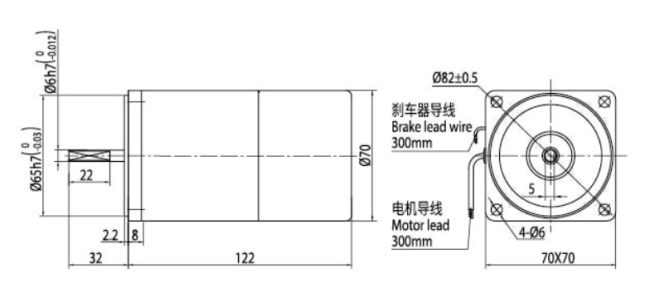 brake gear motor drawings