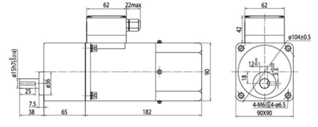brake gear motor