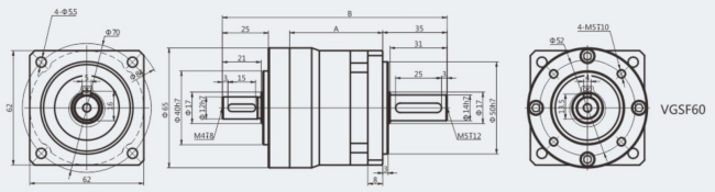 planetary gear reducer drawings