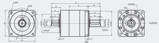 planetary speed reducer drawings