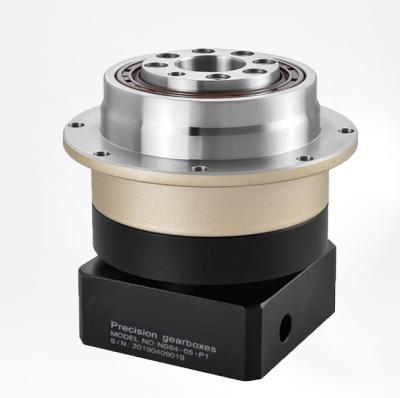 China Lage Weerslag Servo Planetarische Versnellingsbak voor Servomotor, het Grote Reductiemiddel van de Flens Rechte hoek Te koop