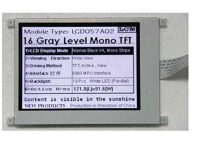 China 6H 5.7 van duim de monotft lcd transmissive positieve 8080 MPU interface van de het Schermmodule QVGA Te koop