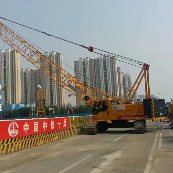 Quality Used Crawler Crane 450 KW Engine with 7~19m Jib Length for sale