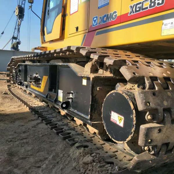 Quality 7m-19m Fixed Jib Second Hand Crawler Cranes XCMG 450KW Engine for sale