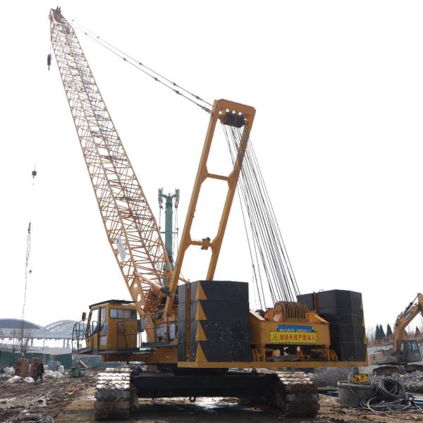 Quality XCMG Used Crawler Crane Hydraulic 450 KW Engine 4m Track Width for sale