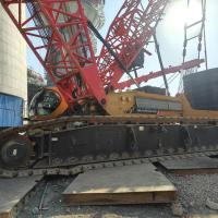 China Second Hand 500 Tons Crawler Mounted Mobile Crane In Bridge Construction for sale