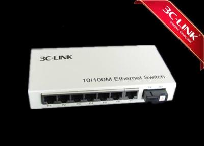 Cina Il convertitore veloce pronto per l'uso di media di Ethernet, le capacità di controllo a fibra ottica di flusso del commutatore di Ethernet con 7 ha commutato il RJ45 in vendita