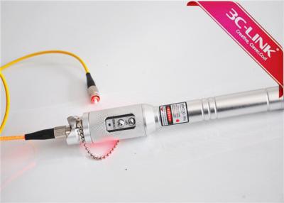 Cina Rinchiuda il tipo la distanza massima rossa 30km di fonte di laser di colore dell'argento del tester del cavo a fibre ottiche di VFL in vendita