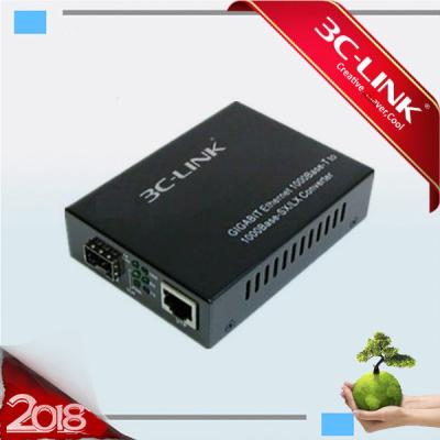 Cina 10/100/1000 di convertitore a fibra ottica basso di media/singolo convertitore di media della fibra, CE ISO9001 in vendita
