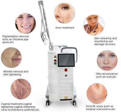Cina Attrezzatura frazionaria del laser di CO2 facciale del corpo, attrezzatura medica di bellezza 10600nm in vendita