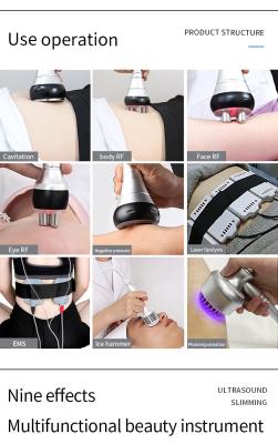 China EMS Vacuum RF Slimming Machine , Lipo Laser Beauty 10 In 1 Cavitation Machine for sale