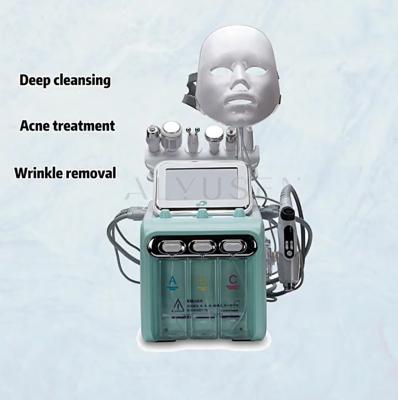 Cina Macchina portatile 7 di bellezza della hydra in 1 ossigeno Jet Peel facciale di Dermabrasion dell'acqua in vendita
