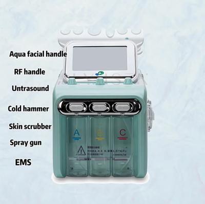 Cina Macchina portatile 7 di bellezza della hydra in 1 ossigeno Jet Peel facciale di Dermabrasion dell'acqua in vendita