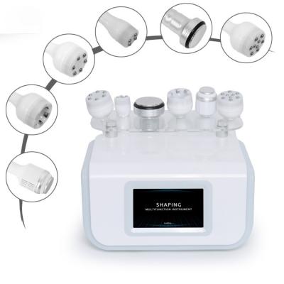 China Portable RF Vacuum Cavitation Machine 6 Handles Body Slimming Lipo Laser 80K for sale