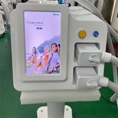 Cina 755 808 1064 macchine del laser a diodi per depilazione 2000W ghiacciano lo schermo indolore 4K in vendita