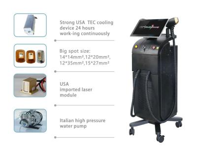Cina Alyn Diode Laser Hair Removal Machine Rimozione dei capelli di precisione 10-400/ms Larghezza dell'impulso in vendita