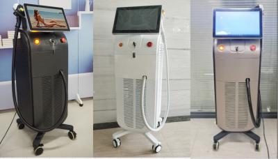 Cina Macchina di depilazione professionale bianca e nera Laser a diodo con depilazione rapida in vendita
