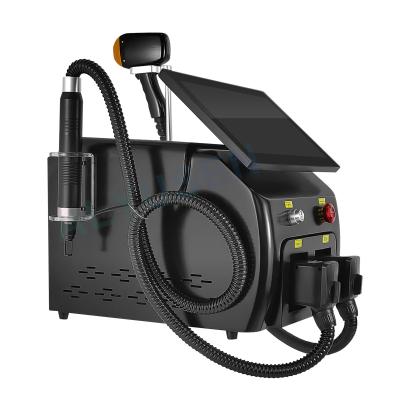 China Nieuw ontwerp 2 in 1 Picosecond Laser 808 755 1064nm Diode Laser Hair Removal Equipment voor Salon Te koop