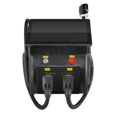 China Nieuw ontwerp 2 in 1 Picosecond Laser 808 755 1064nm Diode Laser Hair Removal Equipment voor Salon Te koop