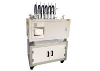 China 100mm Span Of Sample Supports HDT VICAT Testing Machine with ±0.5C Maximum Temperature Error for sale