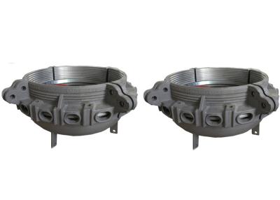 Cina 150 kg Cappucci di fine tubi in plastica bianco argento φ395*12mm in vendita