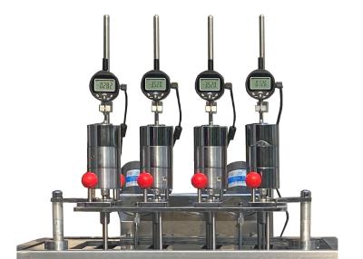 Cina ISO 75-1 ISO 306 HDT VICAT Apparecchio di prova del punto di ammorbidimento per materiali termoplastici a quattro cornici in vendita