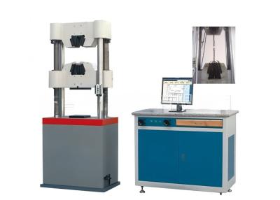 China Computerized electrohydraulic servo hydraulic testing machine for steel and concrete with high precision for sale