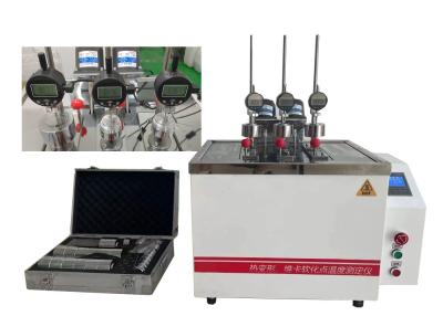 China Advanced HDT VICAT Testing Machine for Real-time Monitoring of Thermal Deformation and Softening Point Measurement for sale