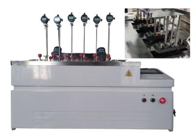 China 6 Stations Outlet Computer Control Plastics HDT Vicat Softening Temperature Point Tester for High Reliability and Security for sale