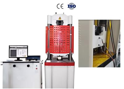 China Servo Hydraulic Testing Machine with Oil Cylinder Lower Double Space Structure for Tensile Compression and Bending Tests for sale