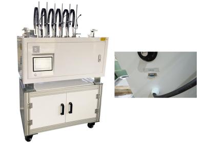 China HDT VICAT Testing Machine suitable for precise measurement of thermal deformation and softening temperature in polymer control for sale