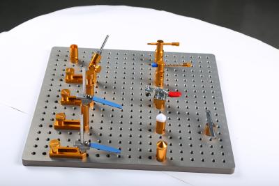 China CMM Fixture Storage Box – High Flatness Plate, Laser Grid, 108 Components: Clamps, Jacks & Posts for sale