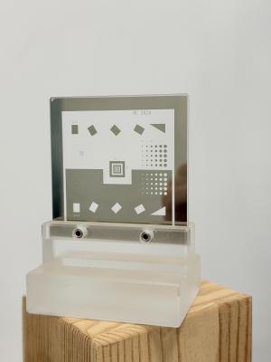 China Accurate Multi-Graphic Calibration Glass for Metal Electroplating and PCB Measurement for sale