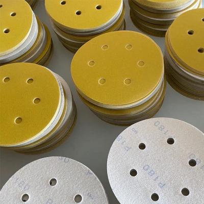 Cina Acciaio al carbonio adatto a 5 pollici 6 pollici disco rotondo di levigatura con gancio e materiale di supporto loop in vendita